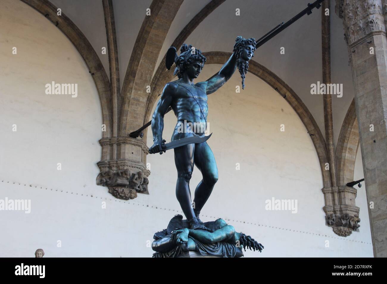 Statue of perseus with the head of medusa Stock Photo - Alamy