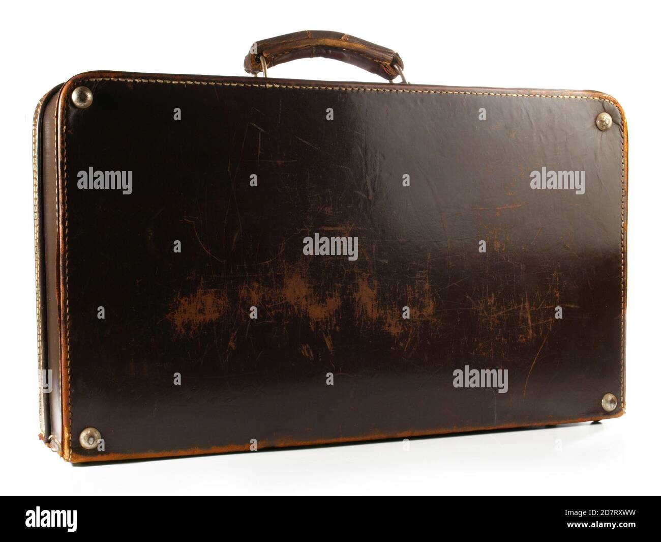 Old Suitcase Isolated Front High Resolution Stock Photography and ...