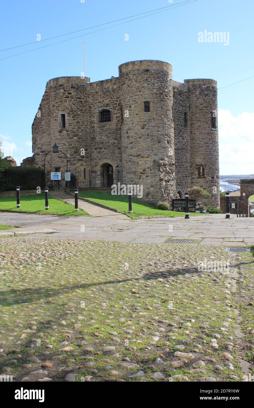 RYE, EAST SUSSEX, UK - 10/20/2020: 14th-century Ypres Tower, which ...
