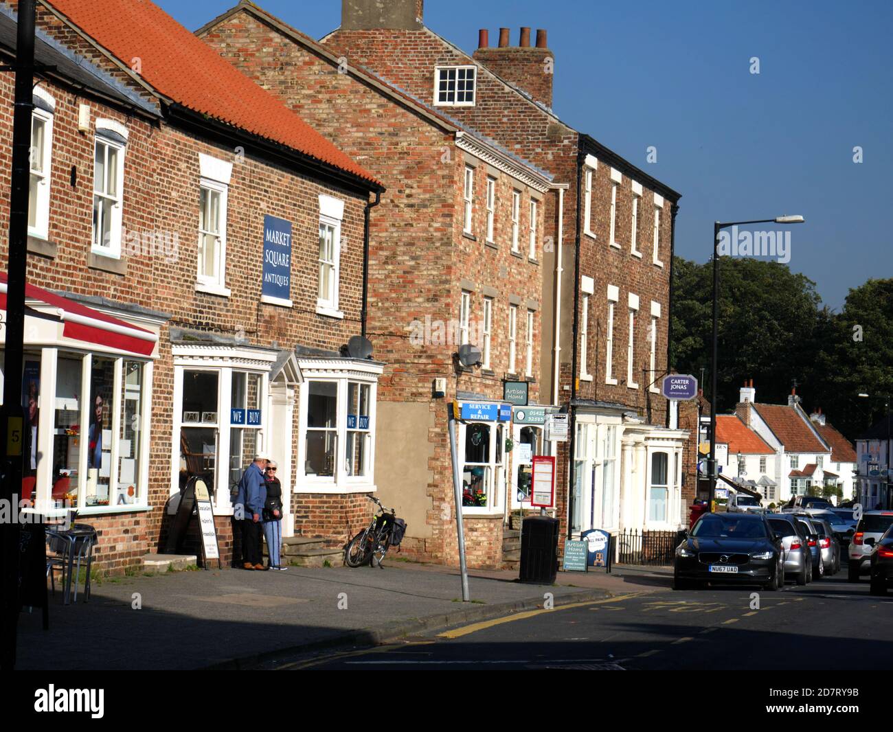 High Street, Boroughbridge, North Yorkshire Stock Photo - Alamy