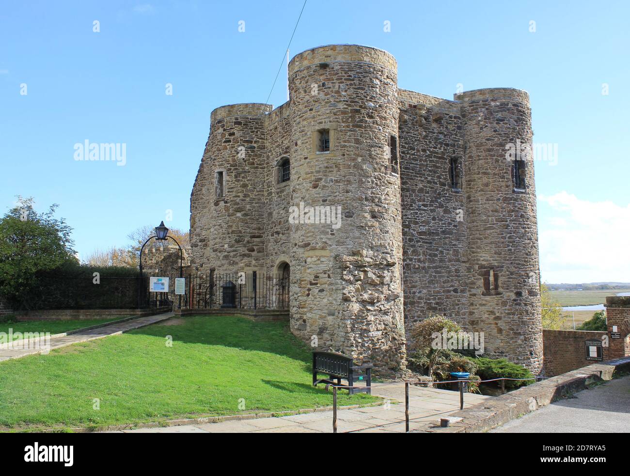 RYE, EAST SUSSEX, UK - 10/20/2020: 14th-century Ypres Tower, which ...