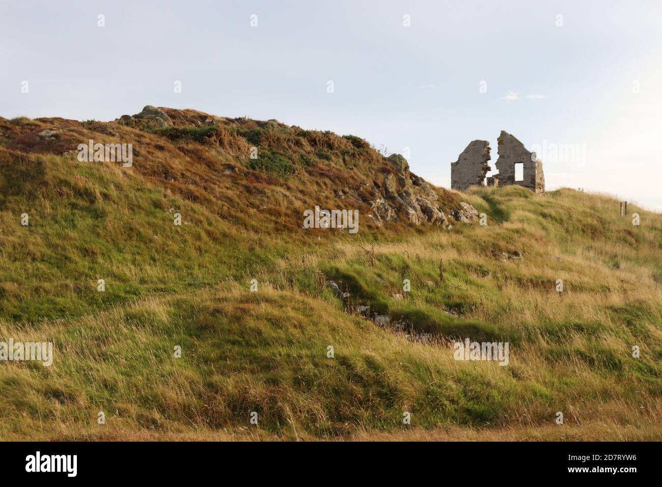 Old ruin on hill Stock Photo - Alamy