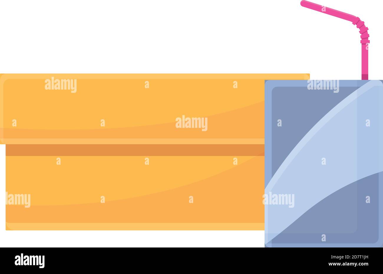 School lunch icon. Cartoon of school lunch vector icon for web design ...