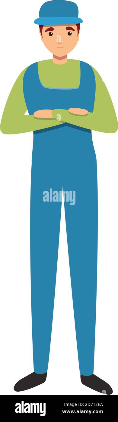 Mechanic waiting work icon. Cartoon of mechanic waiting work vector ...