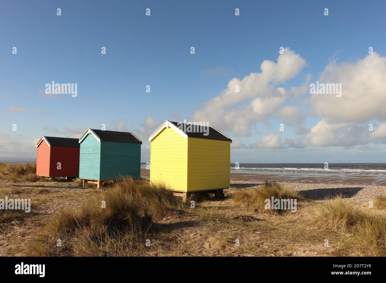 Wooden beach huts Stock Photo - Alamy