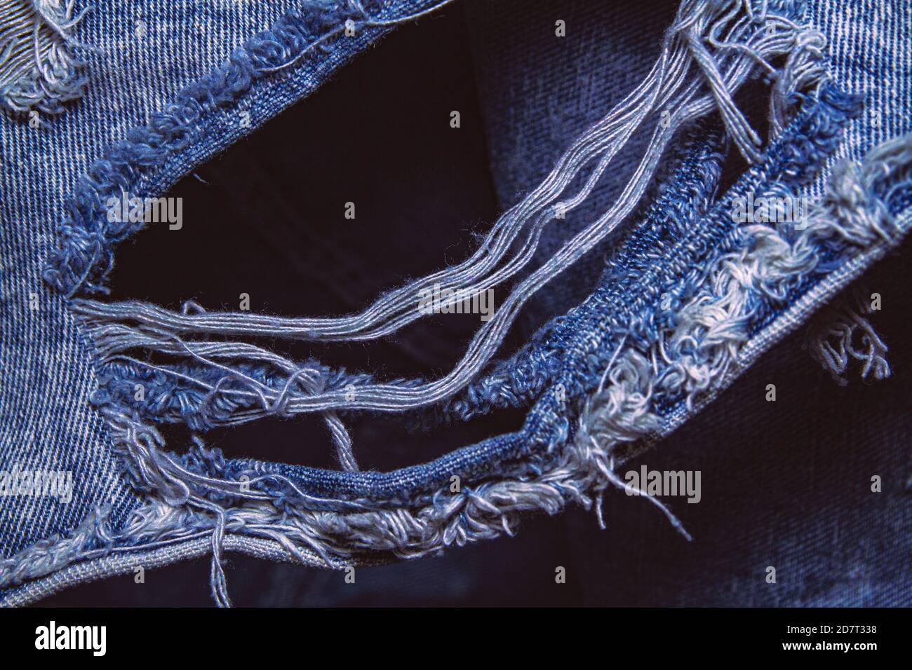 Abstract Distressed Denim Texture Fashion High Resolution Stock ...