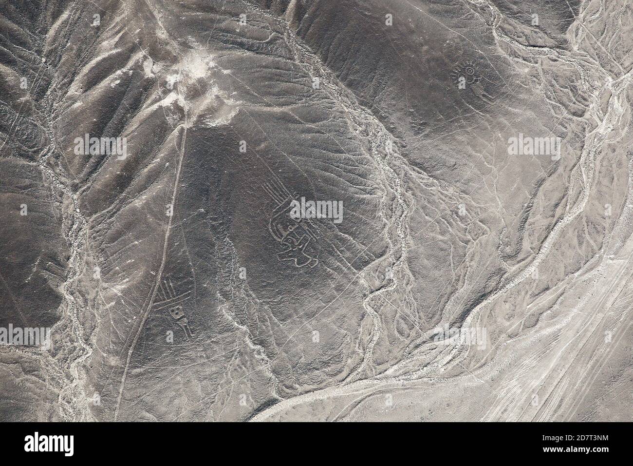 Aerial View of Palpa Geoglyphs. Nazca, Peru Stock Photo - Alamy