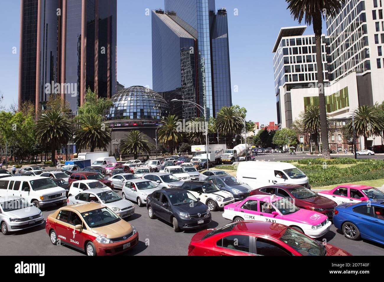 Mexico City Rush Hour Stock Photo - Alamy