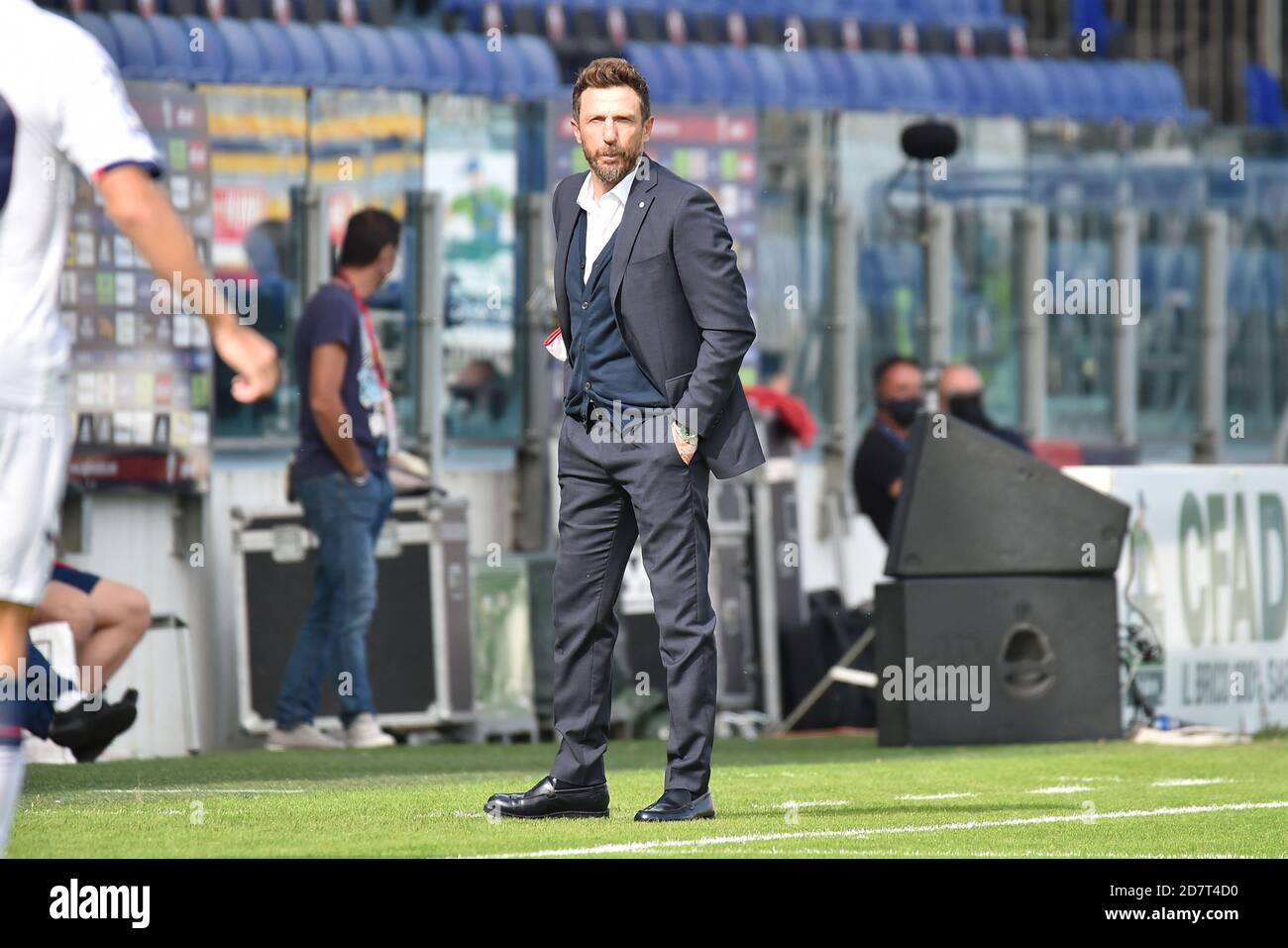 Cagliari, Italy. 25th Oct, 2020. Eusebio Di Francesco Mister of ...