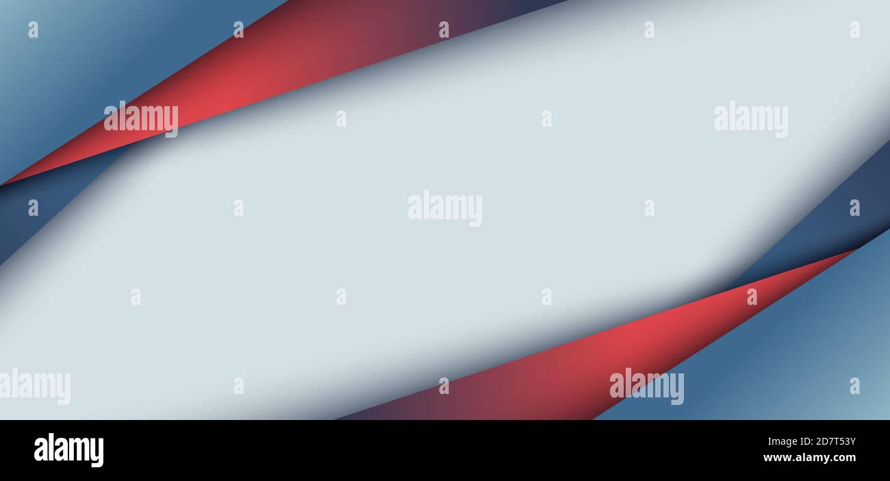 Abstract modern template blue and red gradient geometric layer ...