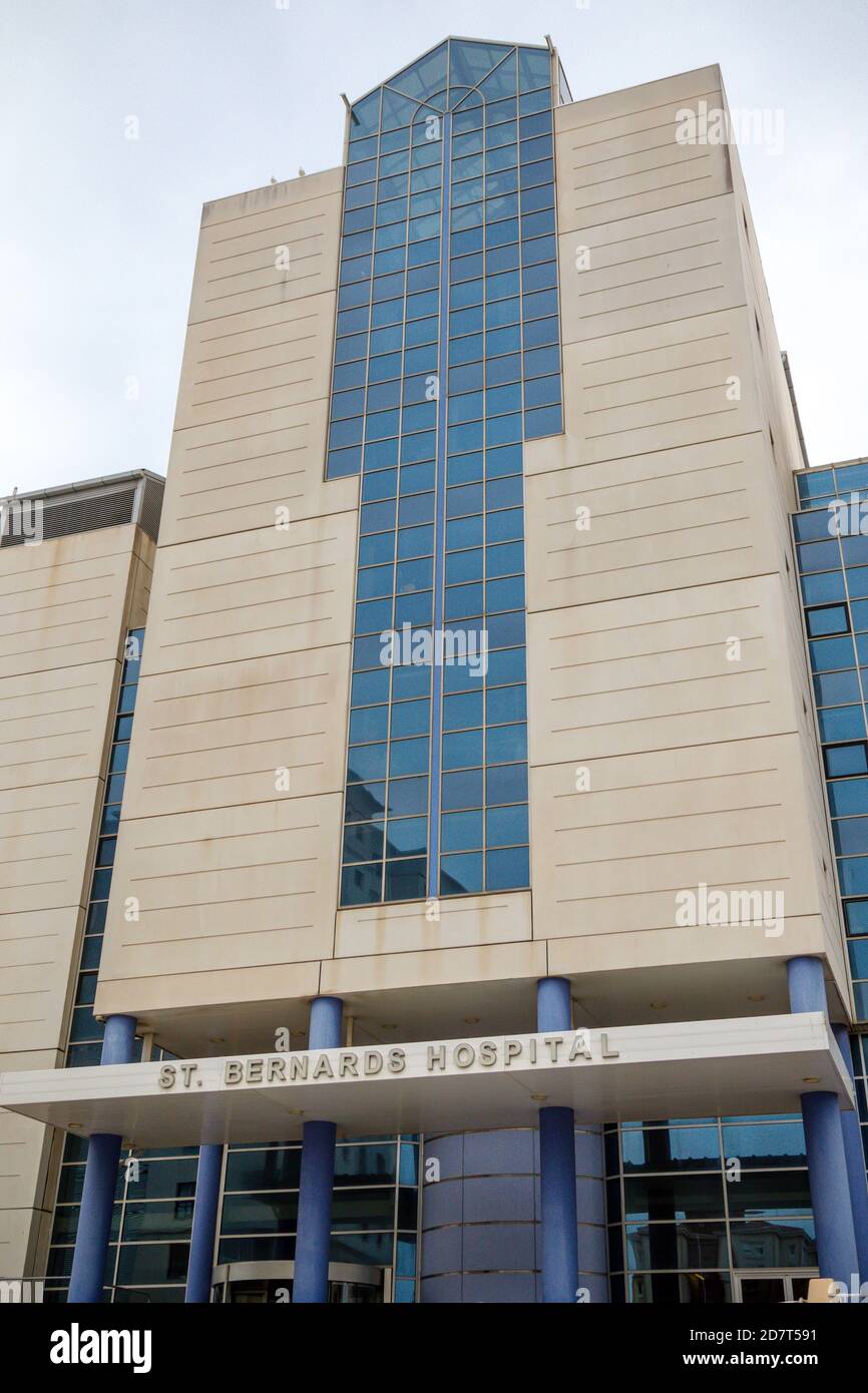 Gibraltar, United Kingdom, 30th September 2018:- St Bernard’s Hospital ...
