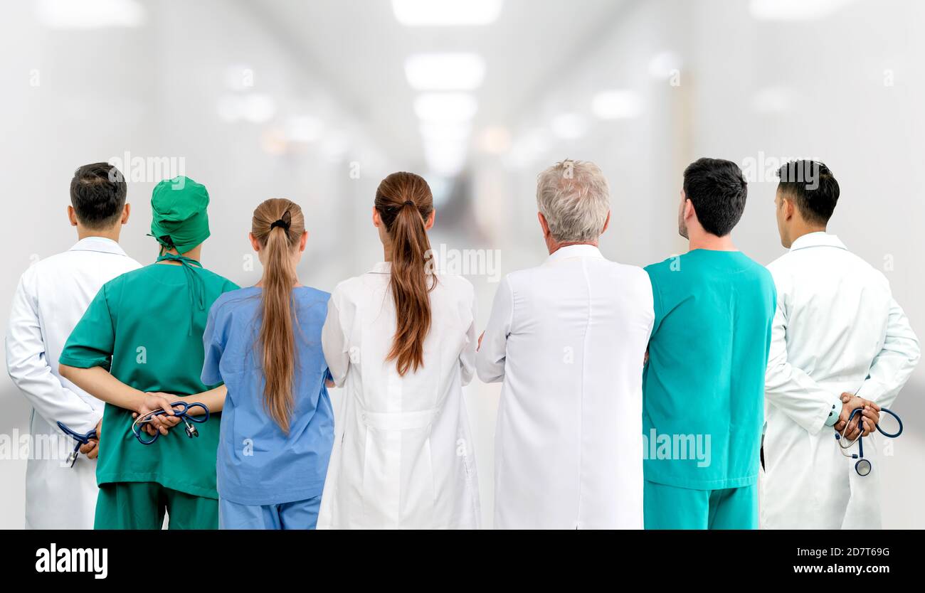 Healthcare profession teamwork and doctor service concept ...