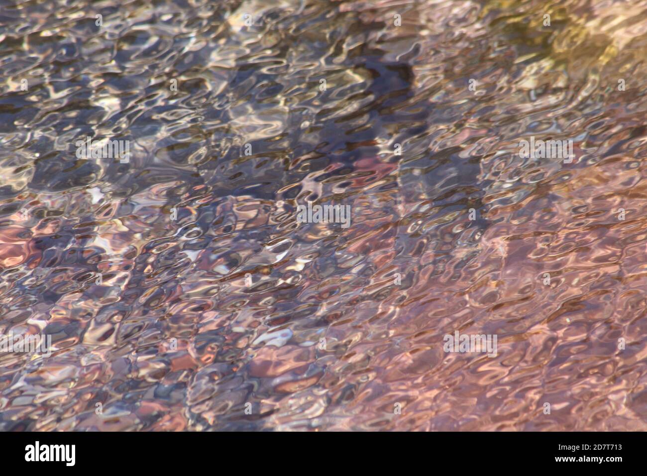 Pebbles under water Stock Photo - Alamy