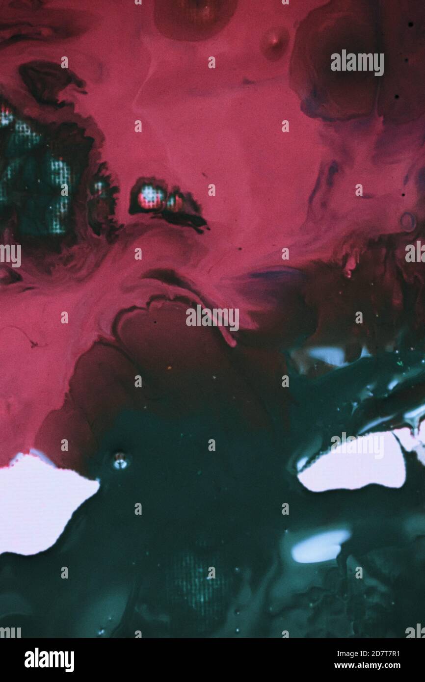 Art of acrylic movement slow motion Stock Photo - Alamy