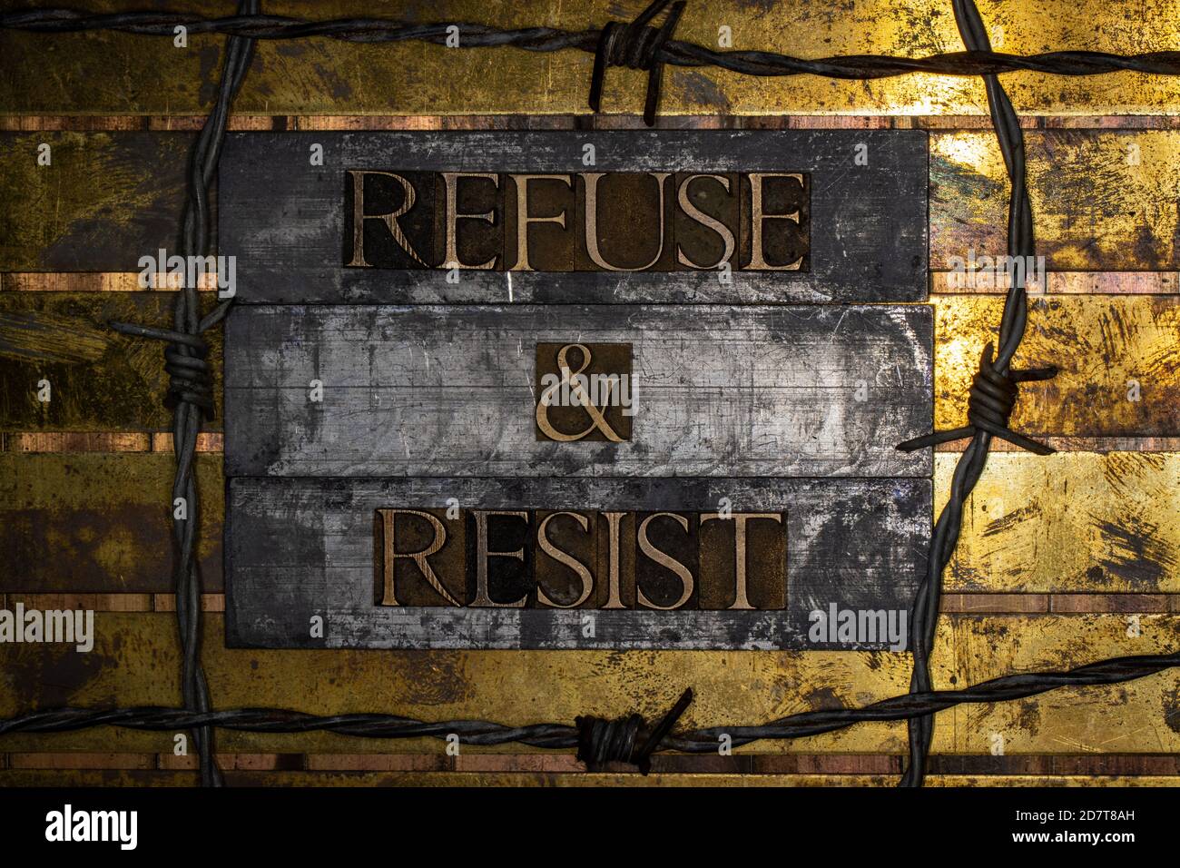 Refuse resist hi-res stock photography and images - Alamy