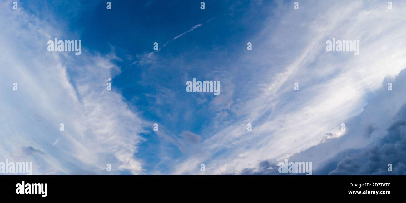 Beautiful sunset sky. Nature sky backgrounds. white clouds Stock Photo ...