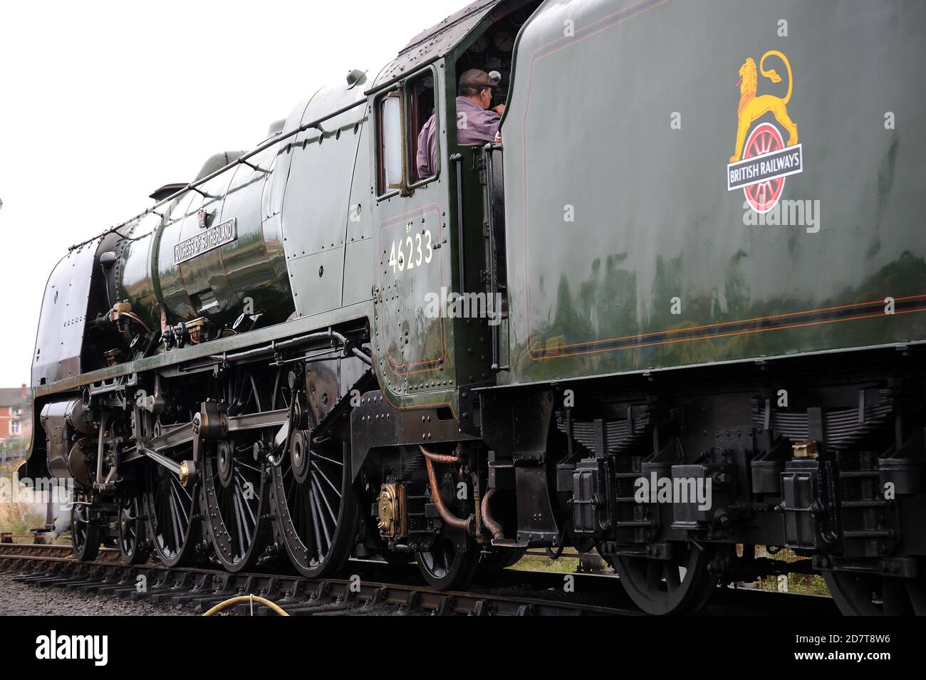 Duchess of sutherland 6233 steam train hi-res stock photography and ...