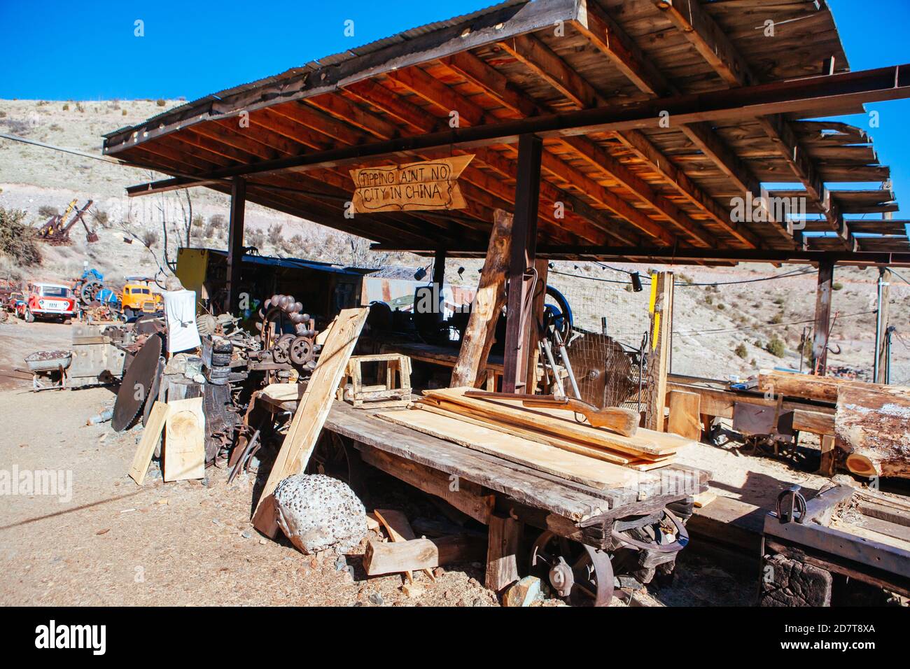 Gold King Mine Museum in Arizona USA Stock Photo - Alamy