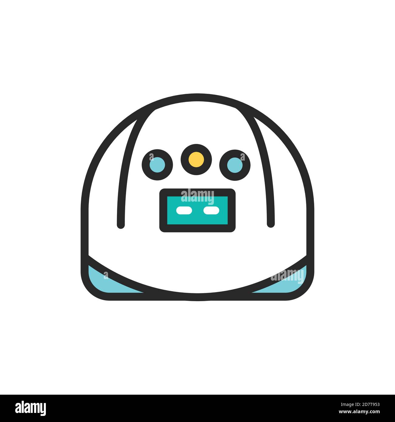 UV, LED lamp color line icon. Isolated vector element Stock Vector ...