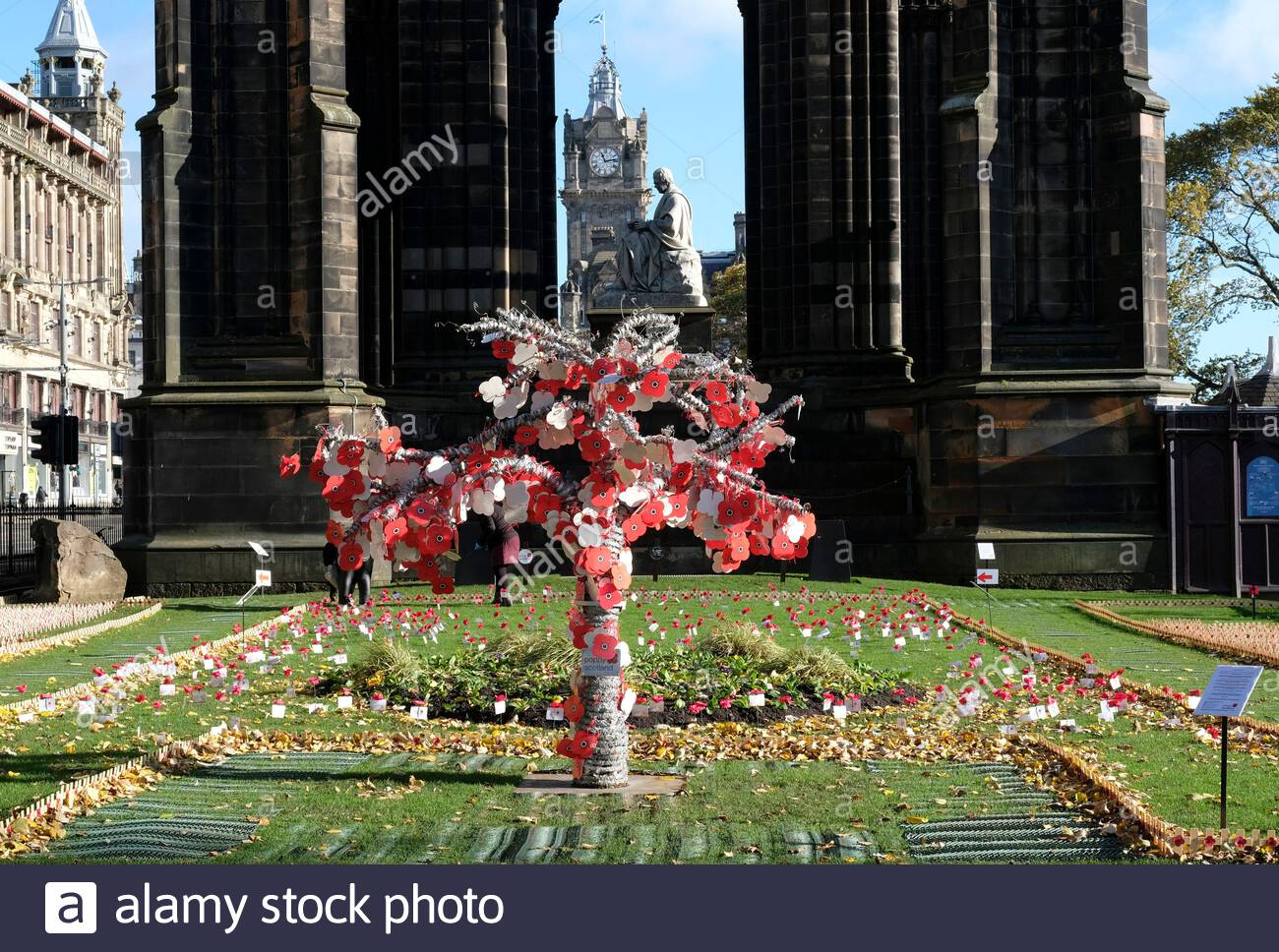 Edinburgh, Scotland, UK. 25th Oct 2020. Poppy Scotland Appeal, Scotland ...
