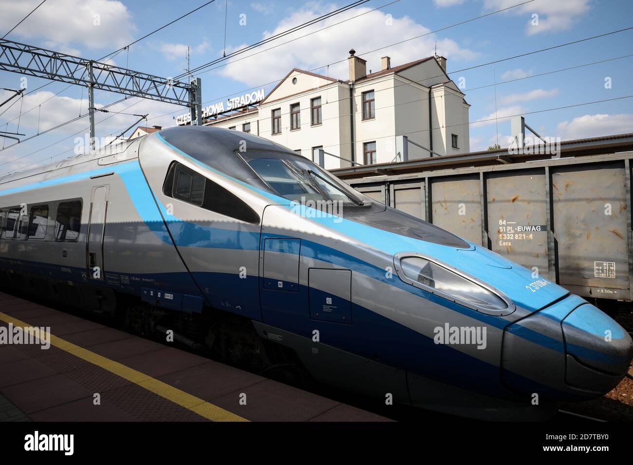 Czestochowa, Poland - 19 August 2019: ICC PKP NTERCITY, intercity ...