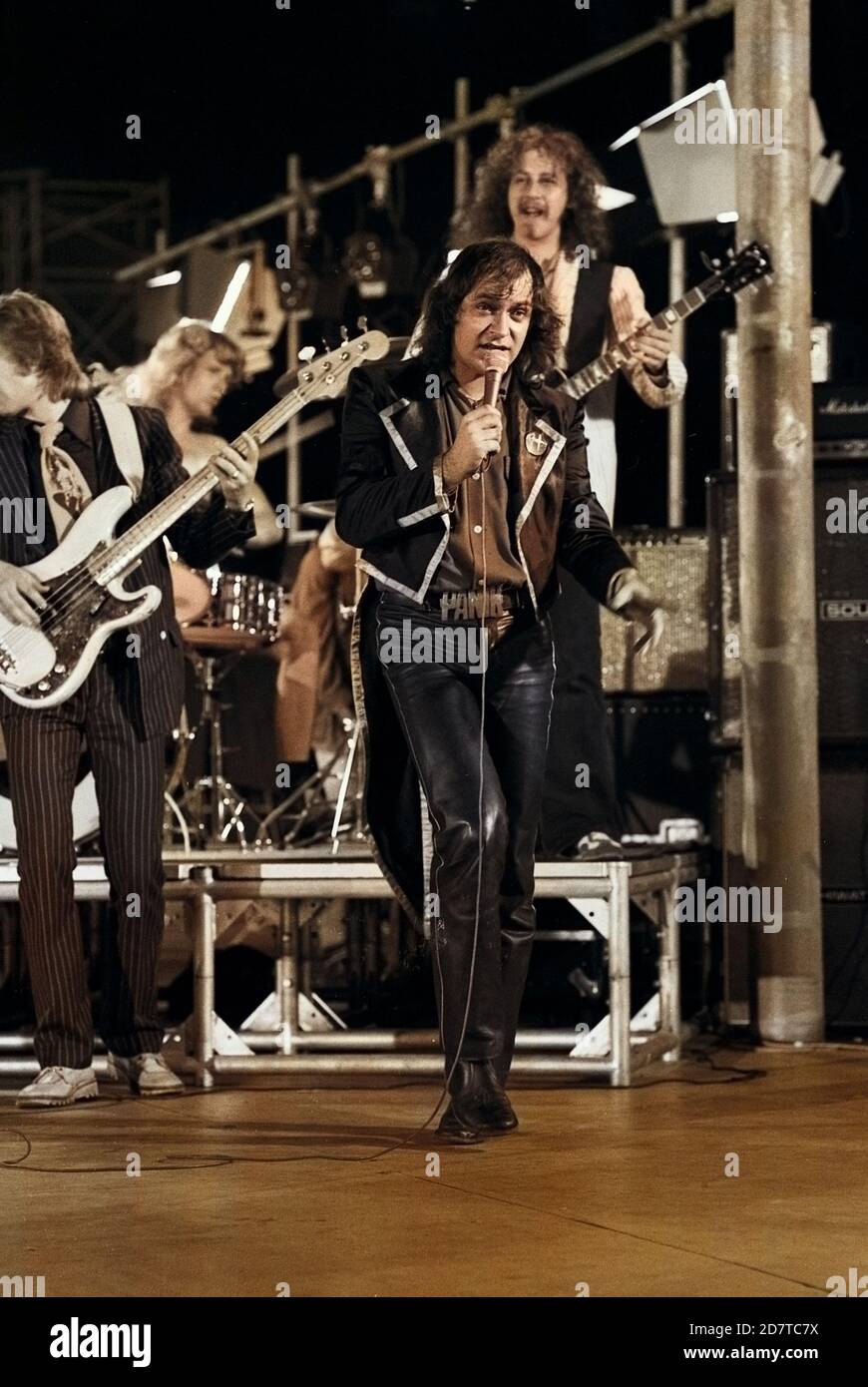 Der deutsche Rocksänger Udo Lindenberg, Deutschland frühe 1970er Jahre ...