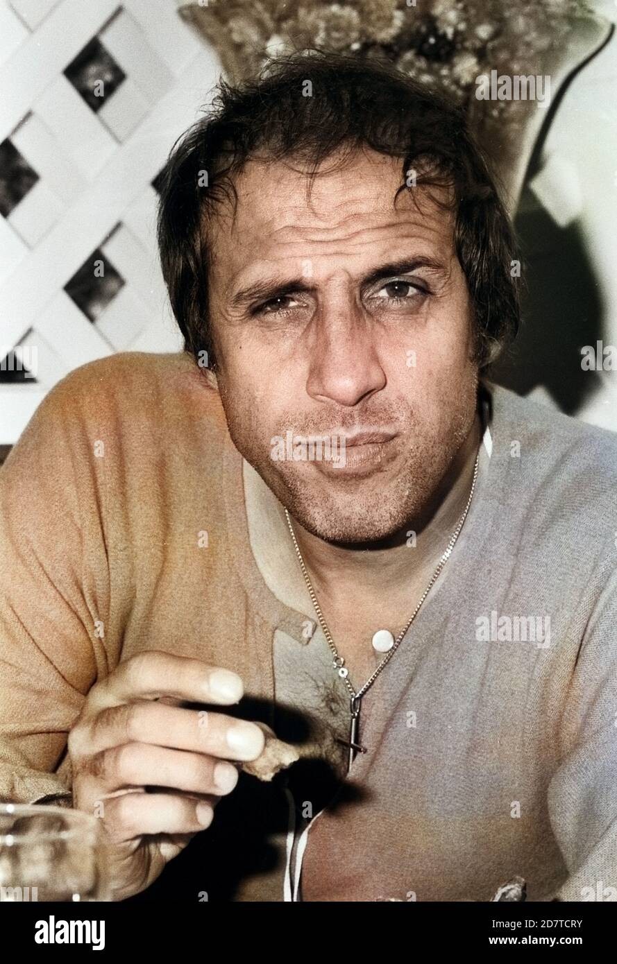 Adriano Celentano, italienischer Sänger und Schauspieler, in einem ...