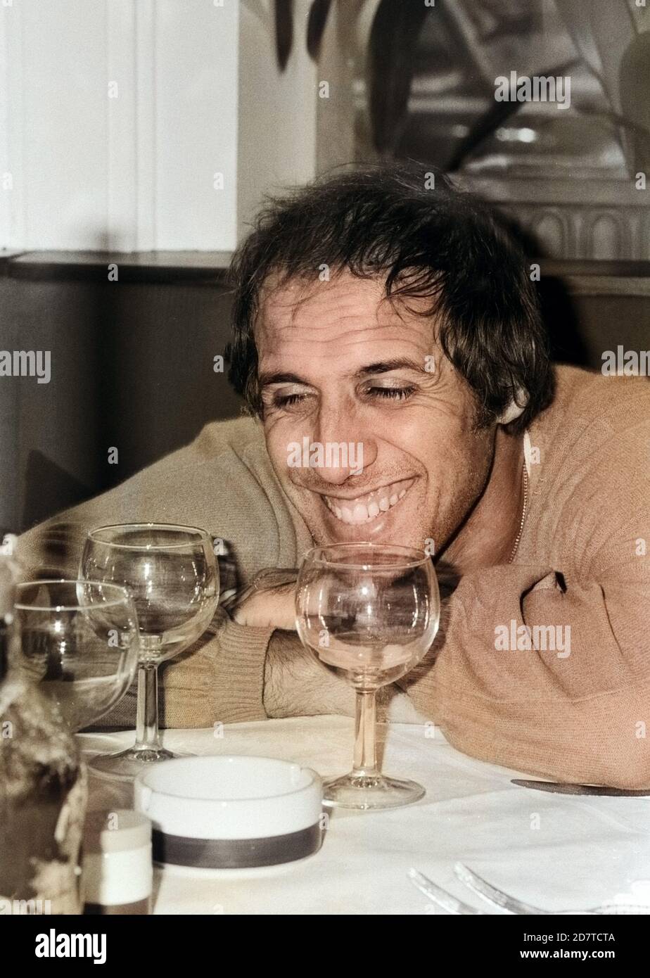 Adriano Celentano, italienischer Sänger und Schauspieler, in einem ...