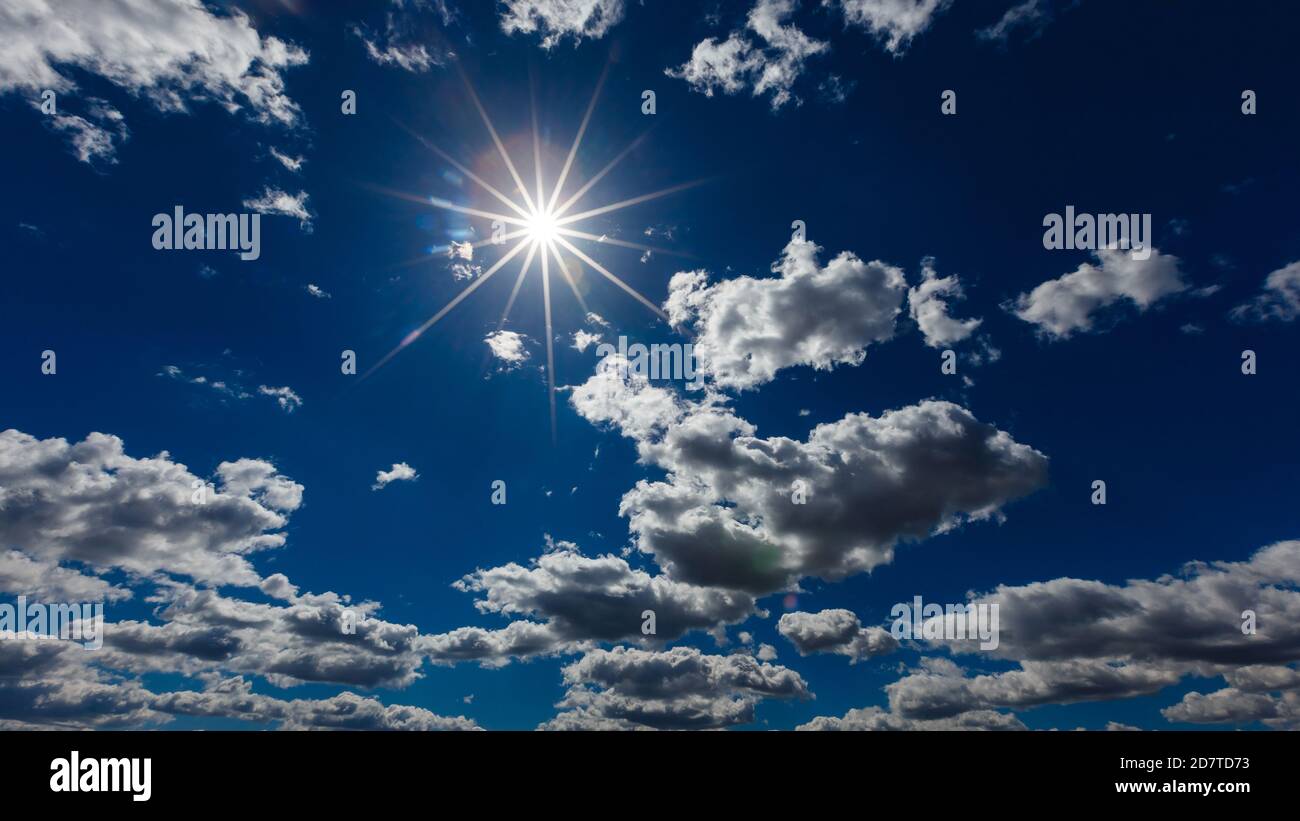 Beautiful sunset sky. Nature sky backgrounds. white clouds Stock Photo ...