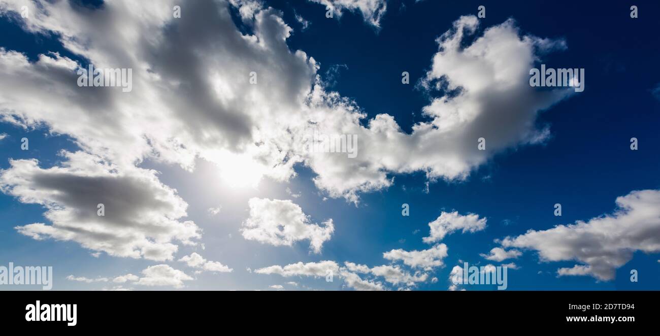 Colorful cloudy sky at sunset. Gradient color. Sky texture, abstract ...