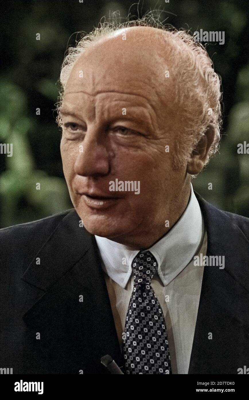 Walter Scheel, deutscher Politiker, nach seiner Zeit als ...