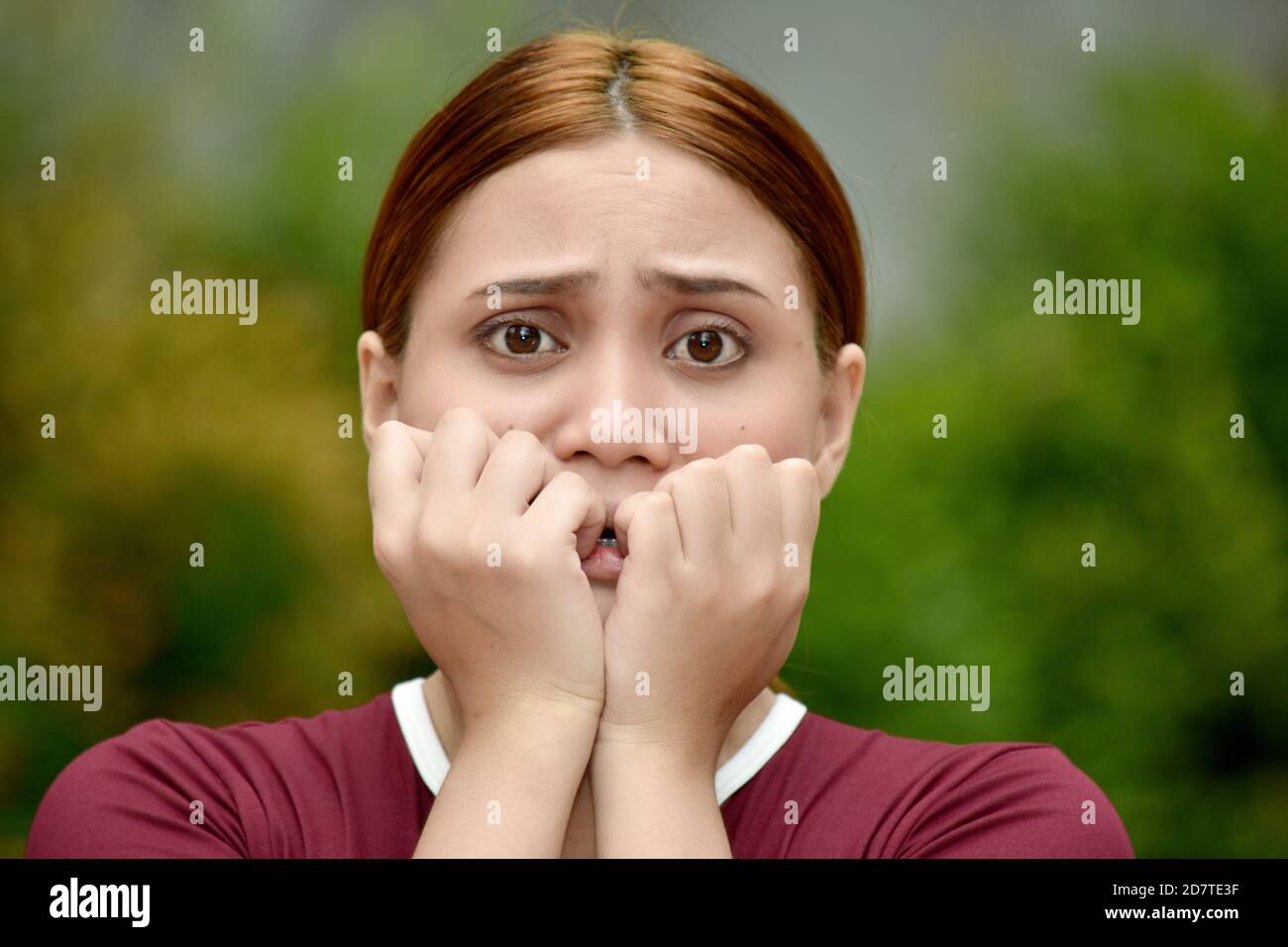 An Adult Female And Fear Stock Photo - Alamy
