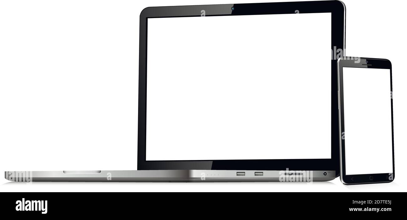 Isometric laptop set Stock Vector Images - Alamy