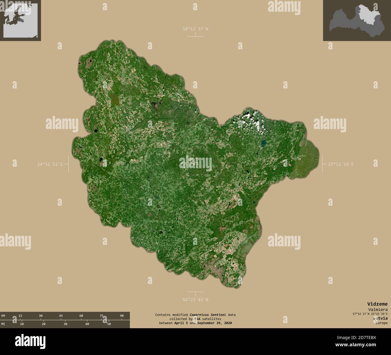 Map of valmiera hi-res stock photography and images - Alamy