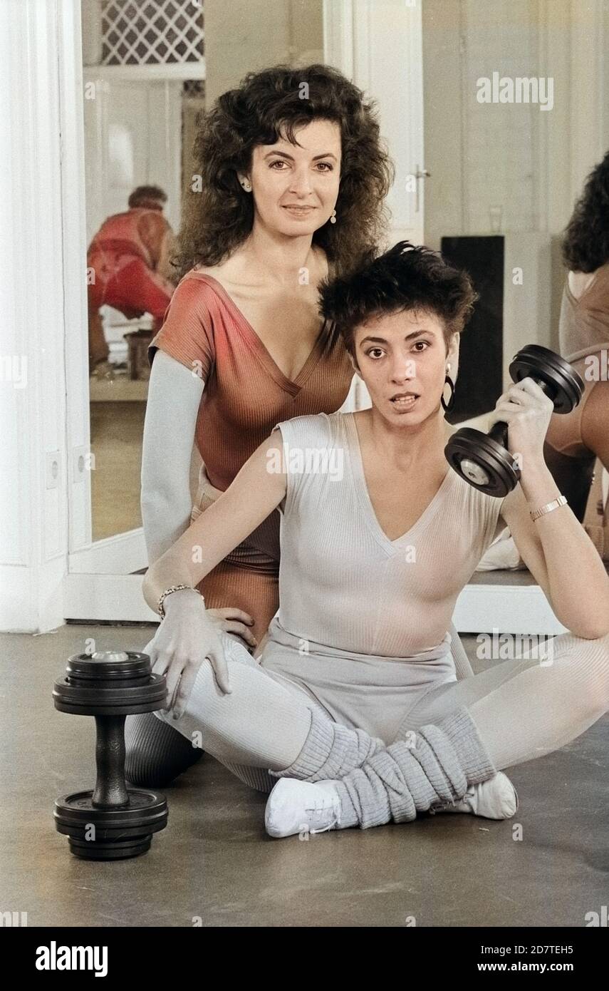 Baccara, spanisches weibliches Gesangsduo, bestehend aus Mayte Mateos ...