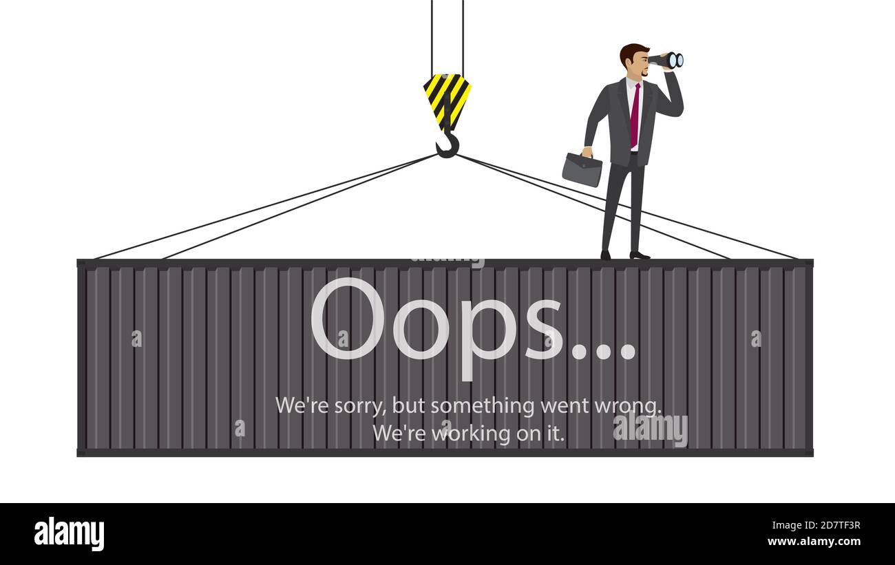 Container ship crane Stock Vector Images - Alamy