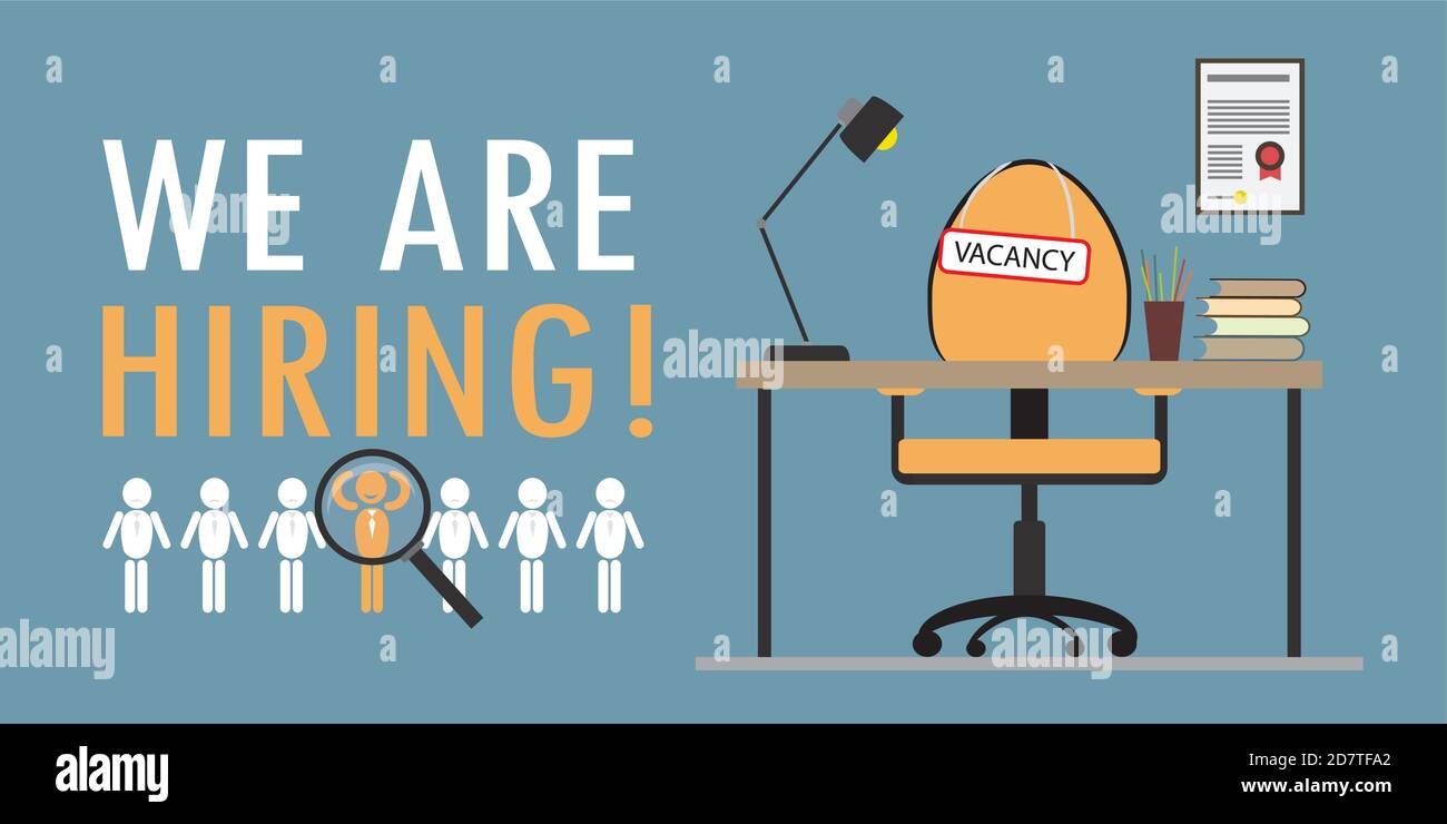 Job vacancy sign Stock Vector Images - Alamy