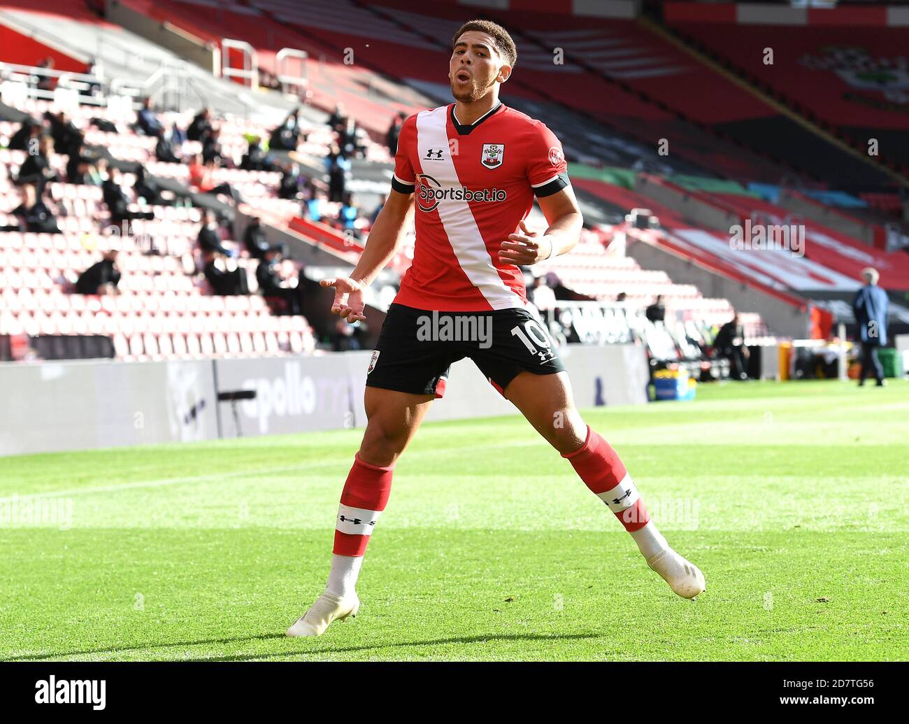 Southampton's Che Adams celebrates scoring his side's second goal of ...