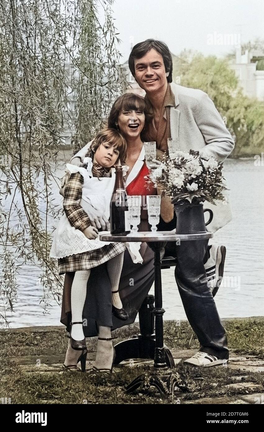 Marion Maerz, deutsche Schlagersängerin, mit Freund Henner Hoier und ...