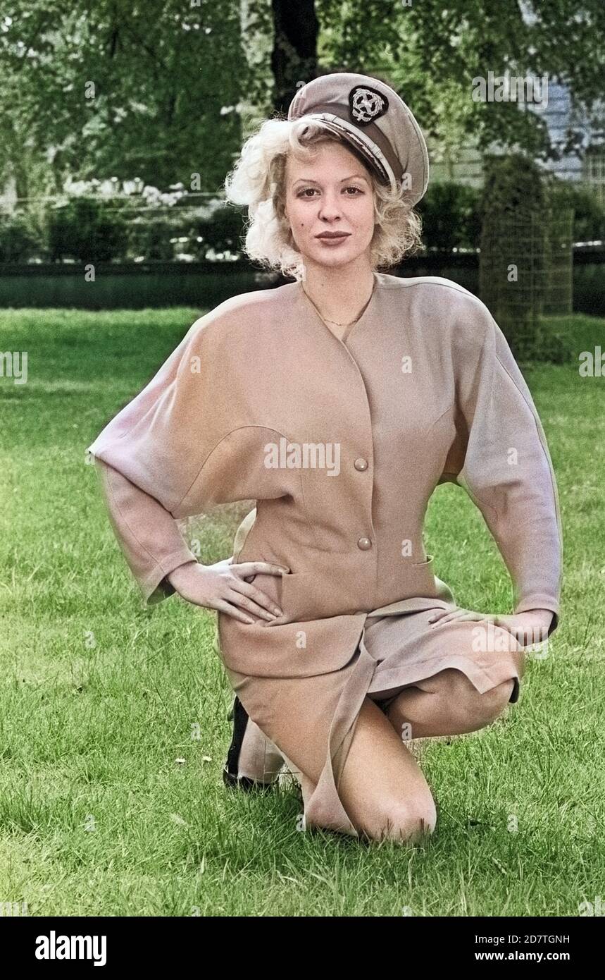 Sunnyi Melles, schweizerische Schauspielerin bei einem Fotoshoot ...