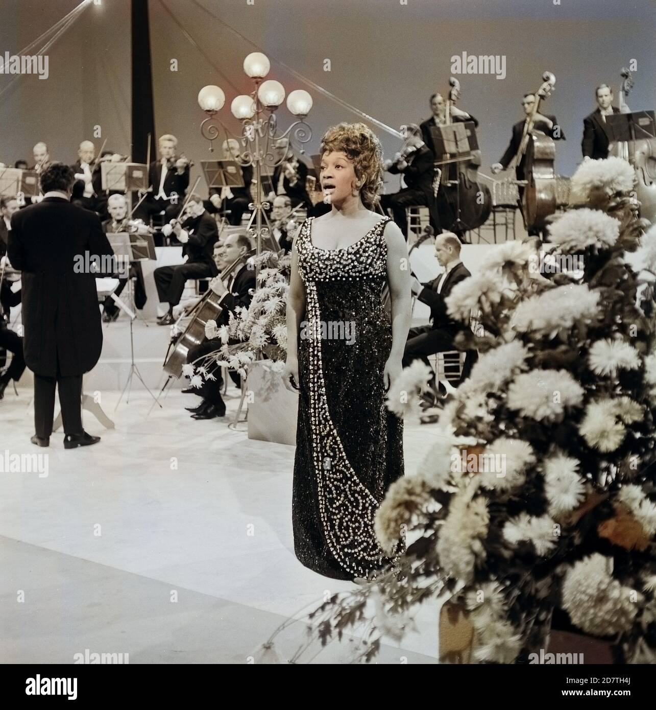 Annabelle Bernard, amerikanische Opernsängerin, Deutschand um 1965 ...