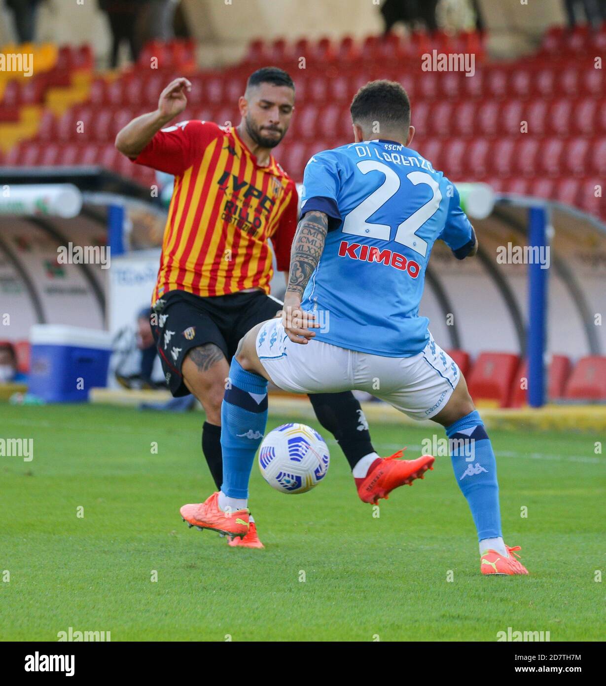 Benevento, Campania, Italy. 25th Oct, 2020. During the Italian Serie A ...