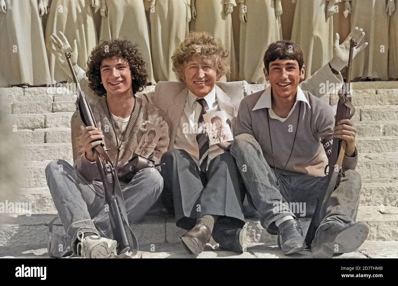 Gotthilf Fischer, Leiter der Fscher-Chöre, bei einer Chorreise in ...