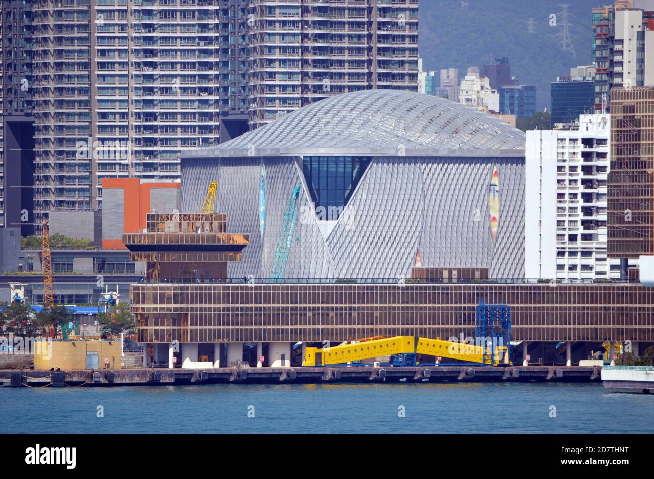 Exterior of Xiqu Centre (戲曲中心), a Chinese opera house in West Kowloon ...