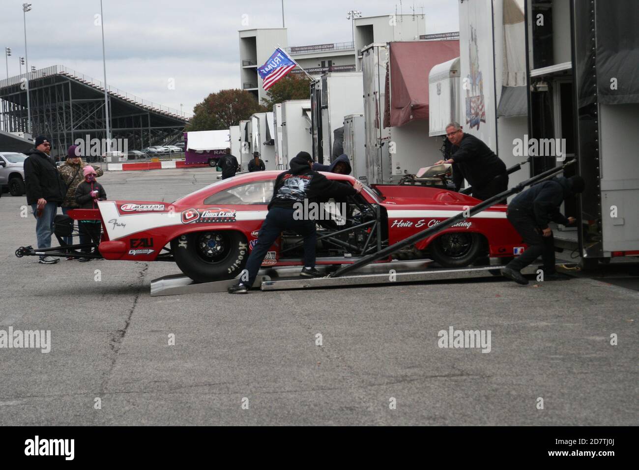 DRAGSTOCK XII 2020 Paddock/Pits area of Worldwide Technology Raceway in ...