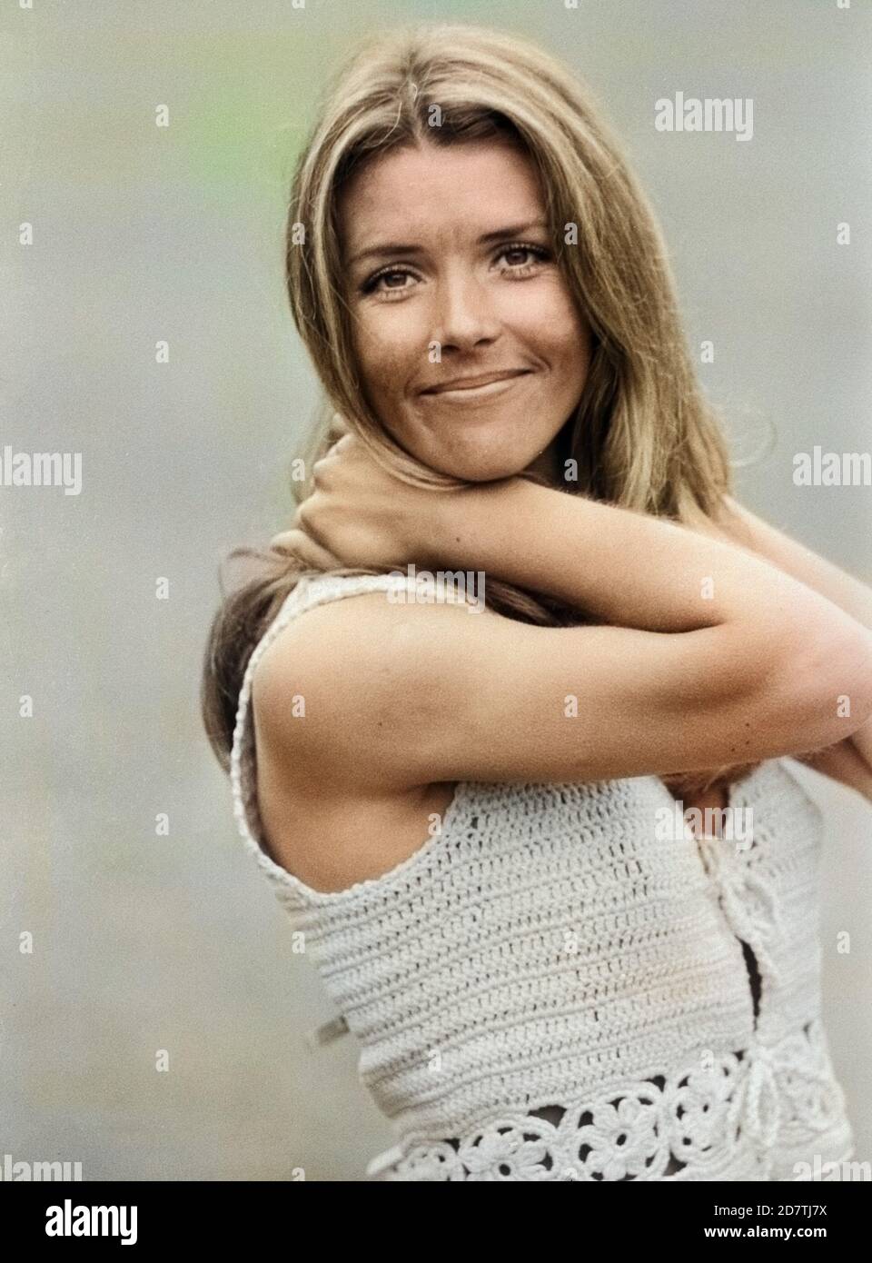 Lena Valaitis, deutsche Schlagersängerin, bei einem Promo Fotoshooting ...