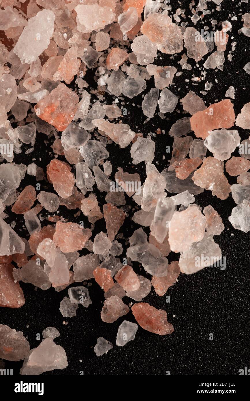 Himalaya Salt macro close up, selective focus Stock Photo - Alamy