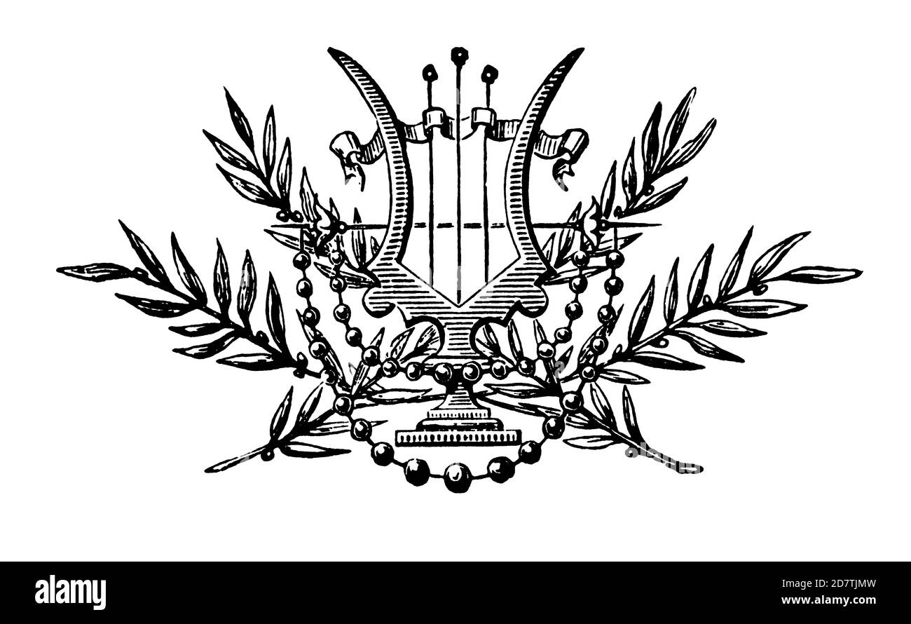 Lyre cutout hi-res stock photography and images - Alamy