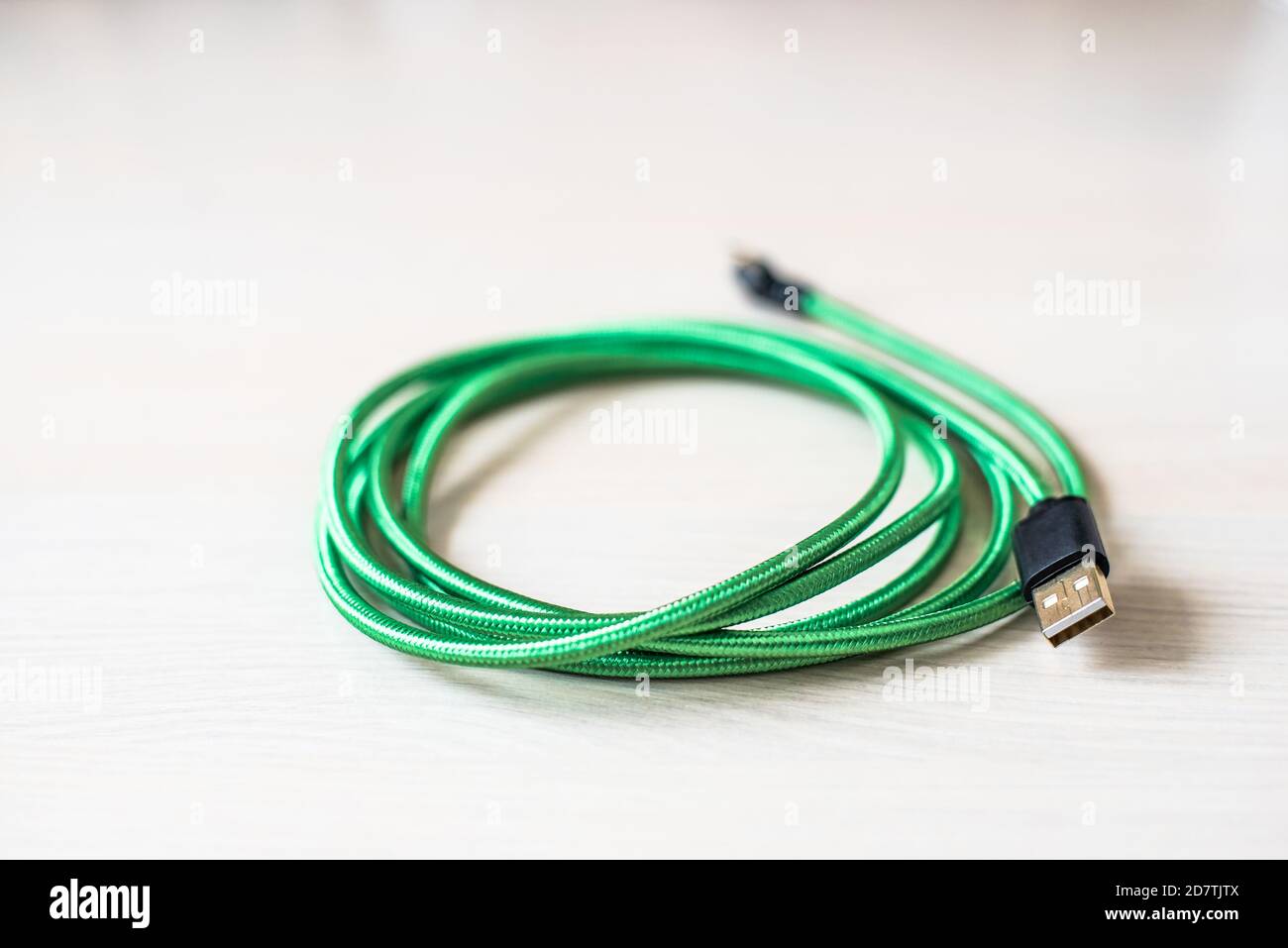 Green cable connector hi-res stock photography and images - Alamy