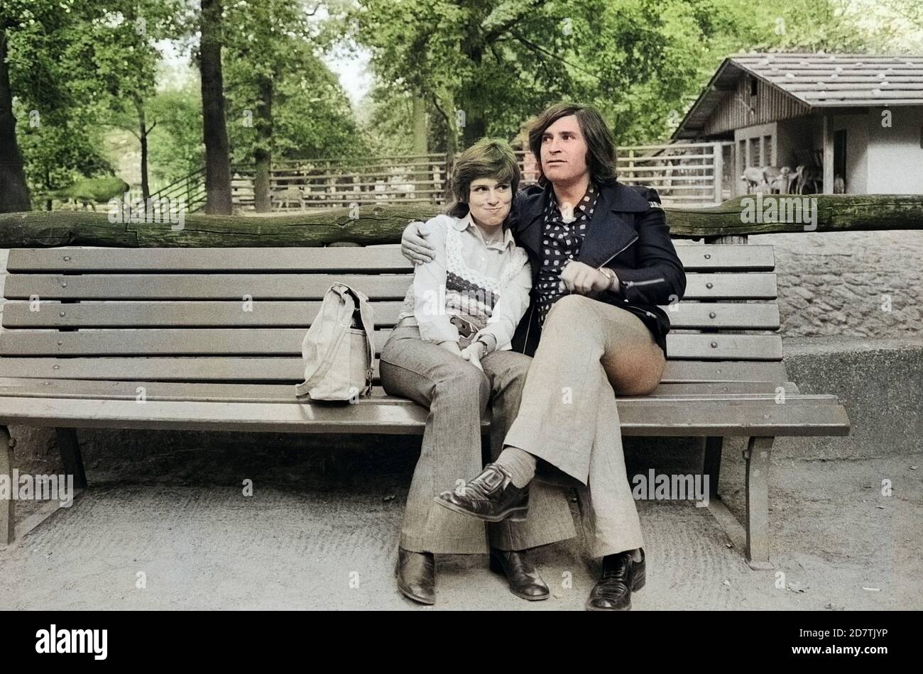 Mary Roos, deutsche Schlagersängerin, mit ihrem Ehemann Pierre Scardin ...